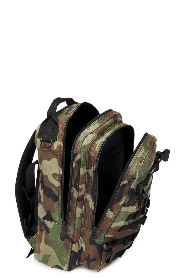 Balenciaga Army Space Backpack S In Green In Dark Camo - 20% Off